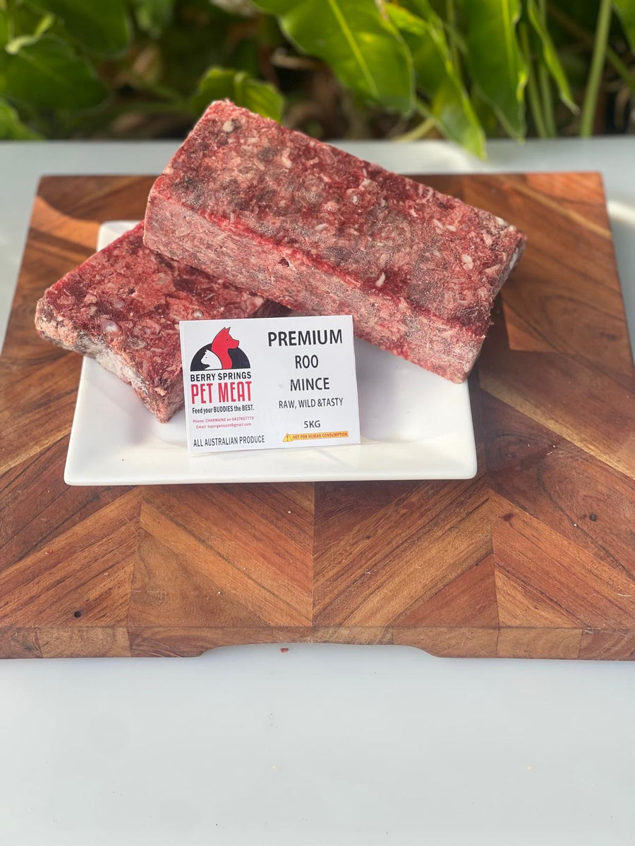 PREMIUM ROO MINCE – Berry Springs Pet Meat